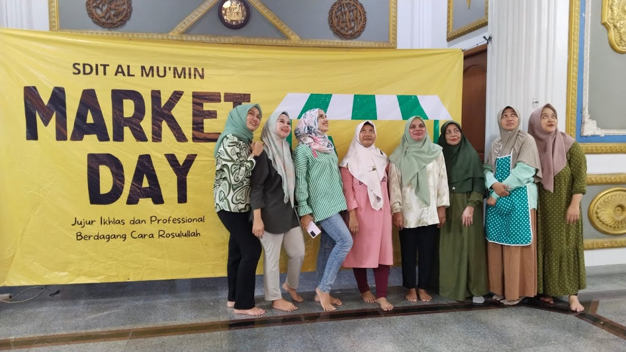 Market Day Kelas 2 Al Hasyr Heboh Semua Stand Penuh Dagangan modal Ortu ...