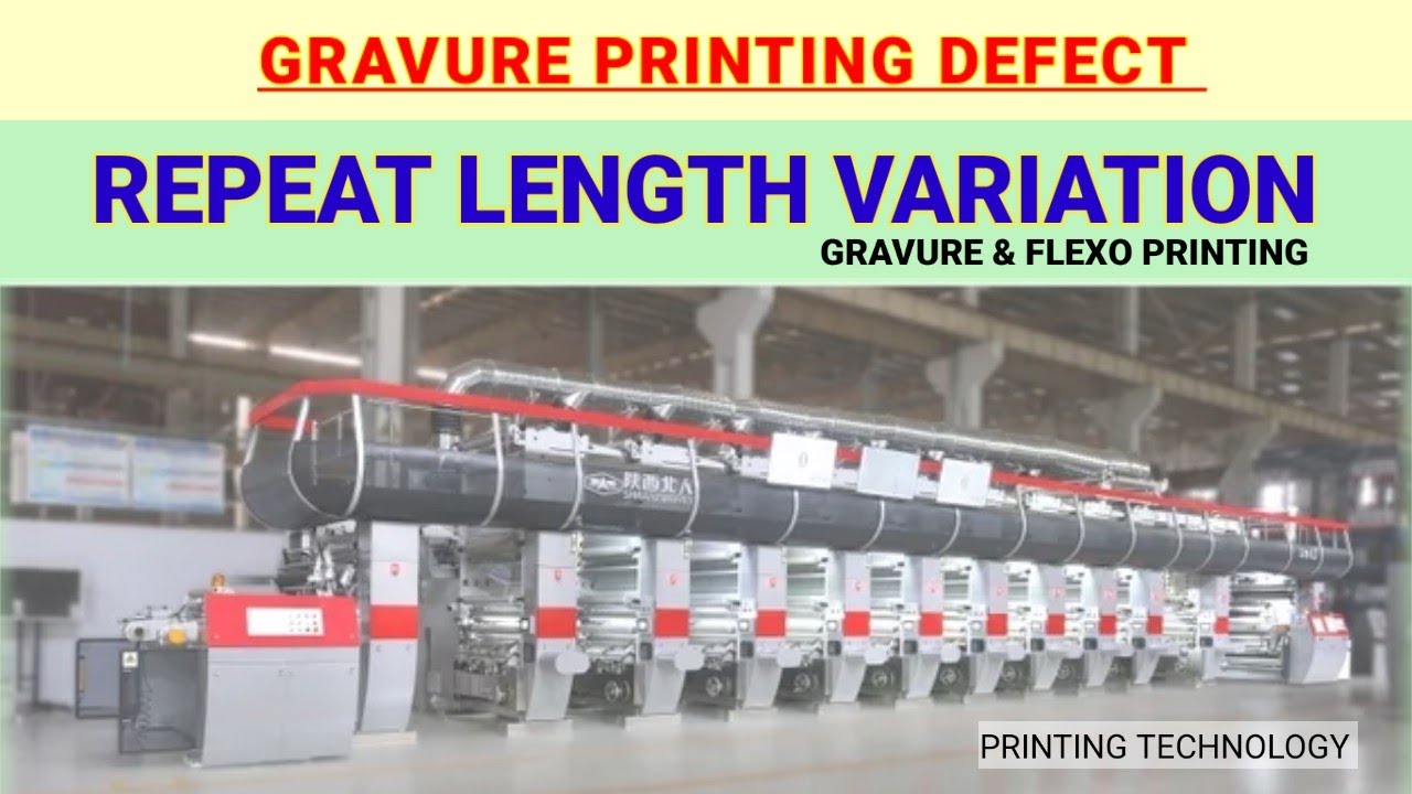 Repeat length variation (Gravure & Flexo printing) - YouTube