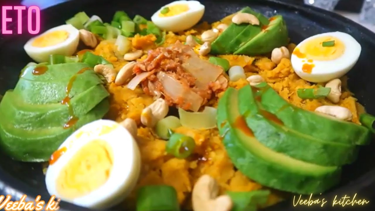 AUTHENTIC GHANAIAN ETO || SPICED MASHED PLANTAINS. - YouTube