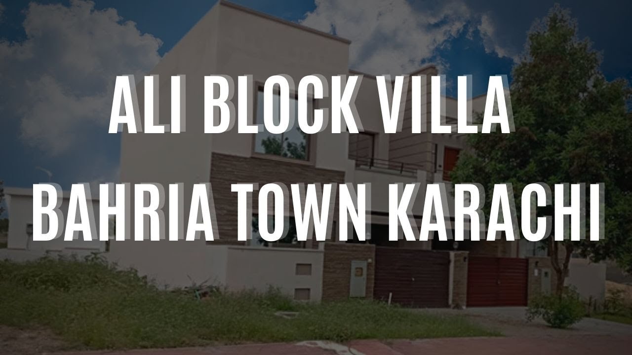 Ali Block Villa Bahria Town Karachi | 125sq yards Villa | Villa for ...