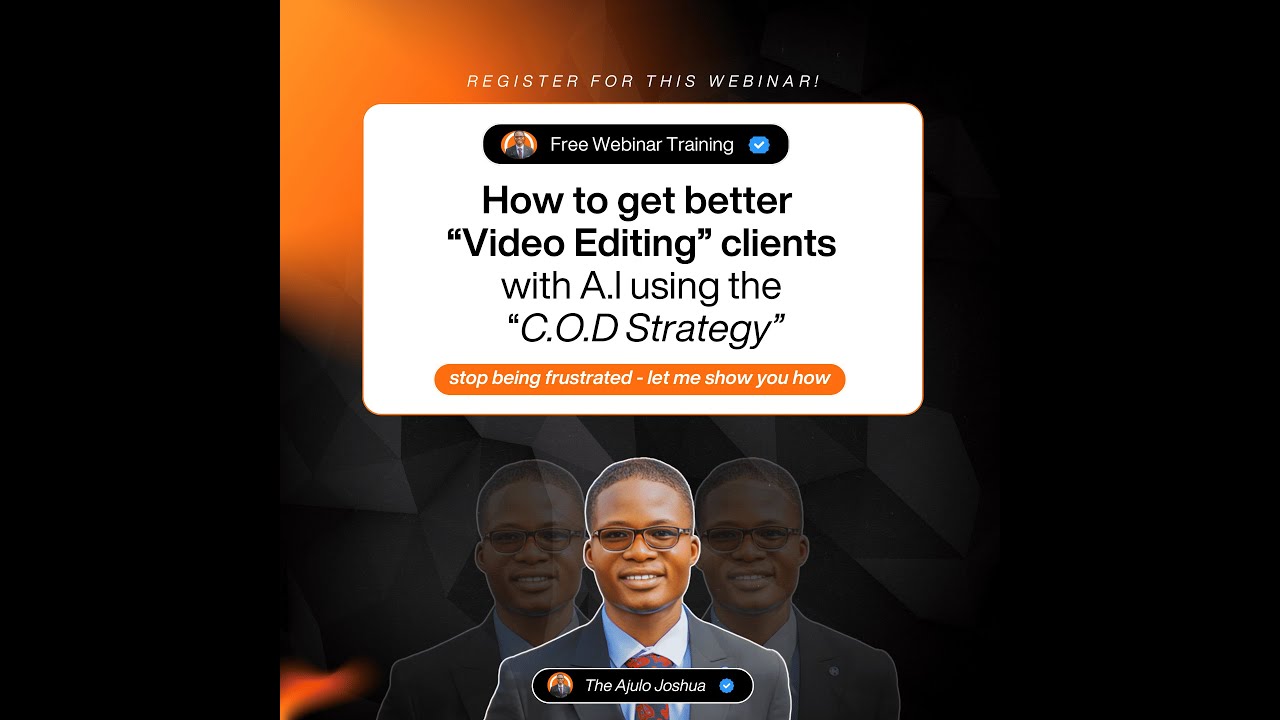 How to get Better Video Editing Clients with A.I using the C.O.D ...