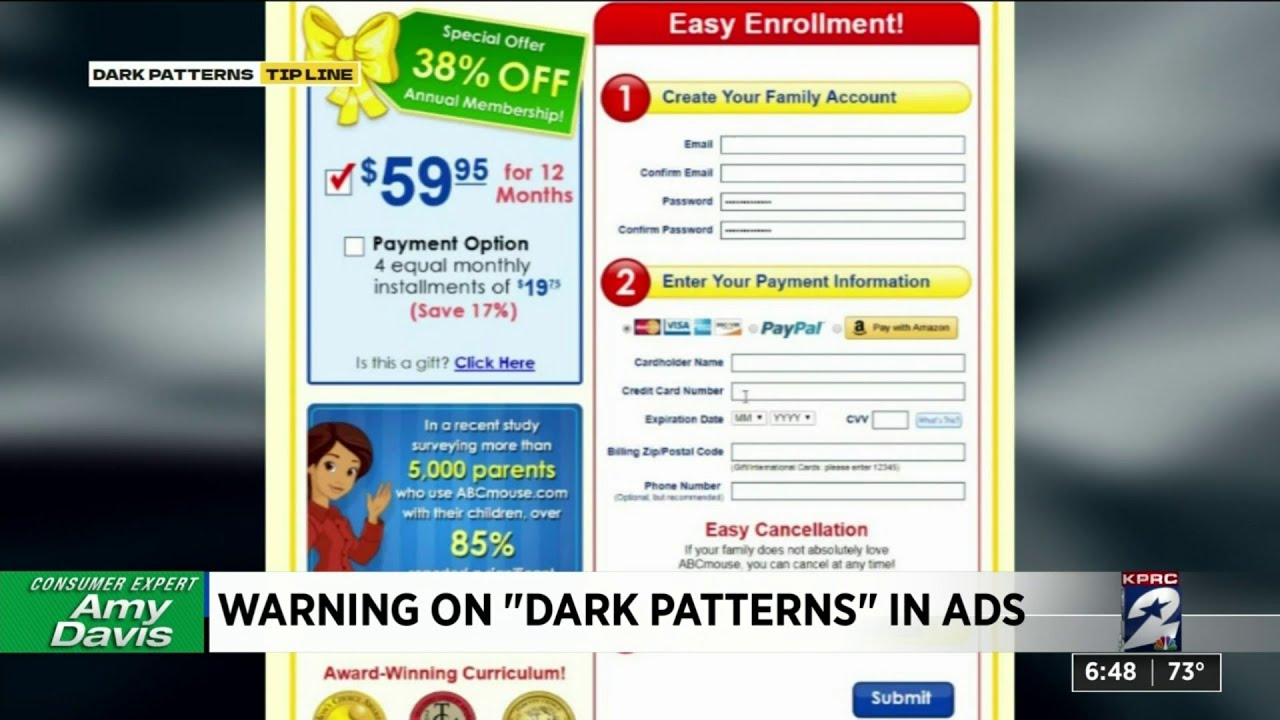 Warning on 'dark patterns' in ads - YouTube
