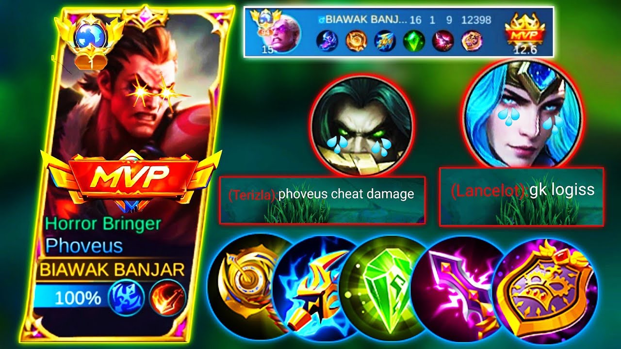 PHOVEUS BEST BUILD | GAMEPLAY HERO PHOVEUS - TOP GLOBAL PHOVEUS 2023 ...