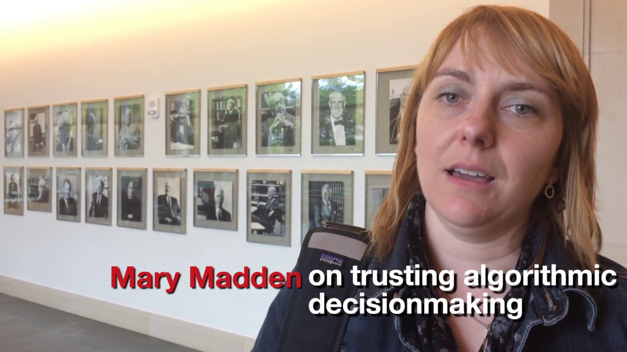 Mary Madden on Algorithmic Bias in College Admissions - YouTube