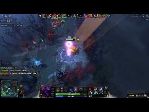 Dota 2 Ti14 Clips - Scofield(Bane) Wisdom Shrine Play Against Monkey King