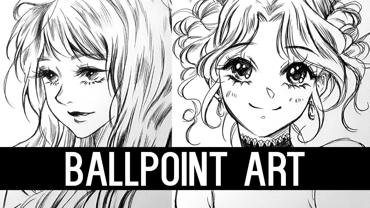 Drawing with a common Ballpoint Pen - YouTube