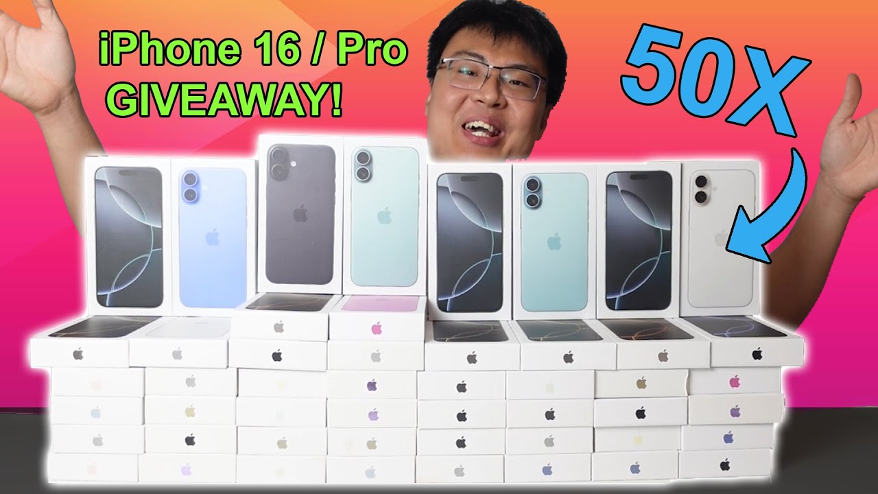 50 iPhones Worldwide Giveaway! 200K Subs Special! - YouTube