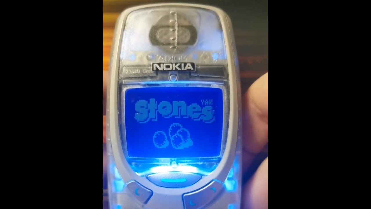 Games for Nokia 3310 Invert Color Screen - Stones - YouTube