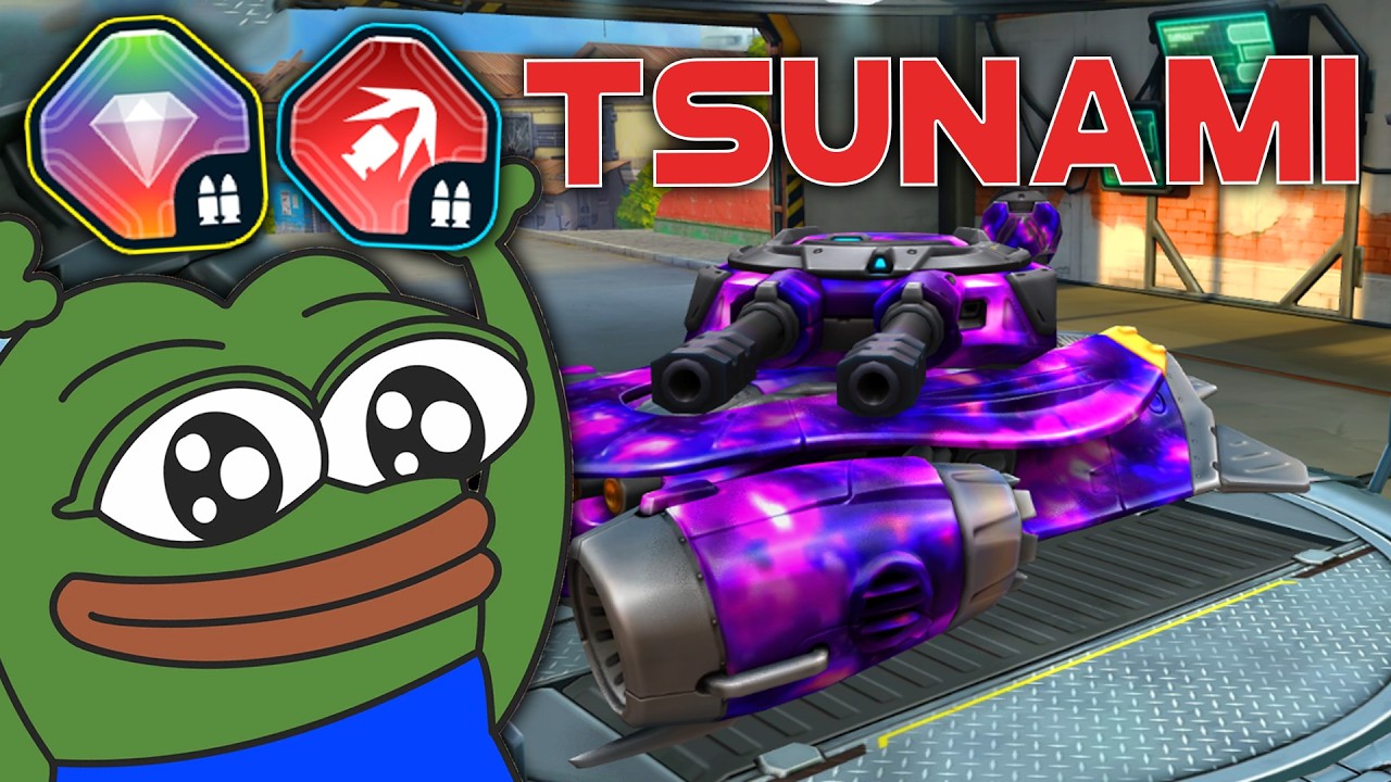 My First Thoughts on the NEW TSUNAMI TURRET in Tanki Online - YouTube