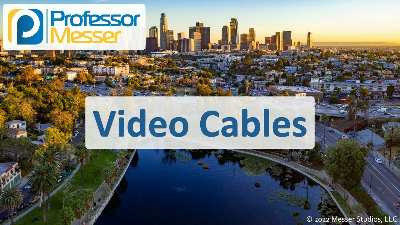 Video Cables - CompTIA A+ 220-1101 - 3.1 - YouTube