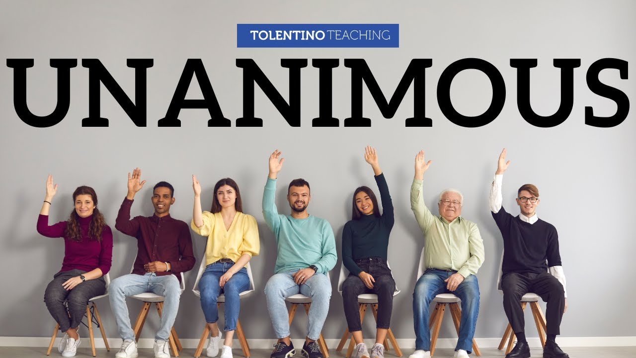 Word of the Day: Unanimous - YouTube