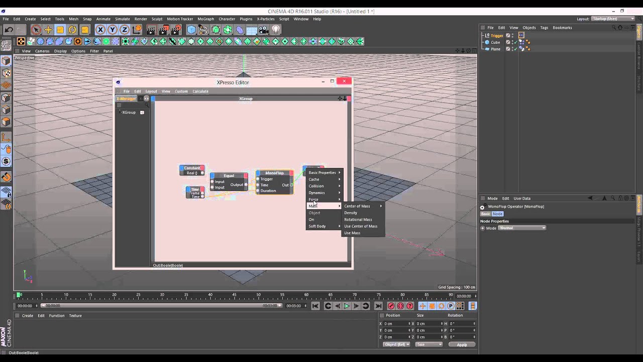 Cinema 4d Quick tip - Frame trigger - YouTube