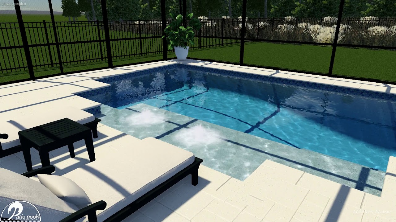 Smith Swimming Pool - Patio Pools - YouTube