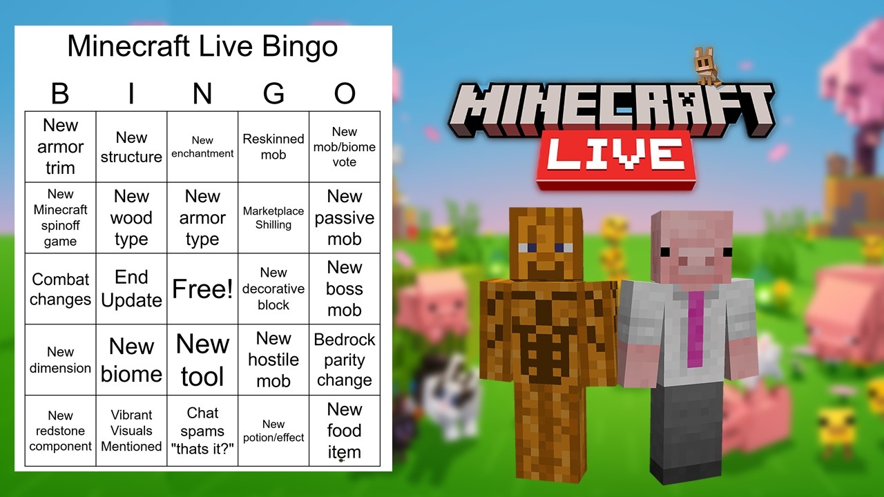 Minecraft LIVE BINGO with @_gerg! Prizes include: gergs house, gergs ...