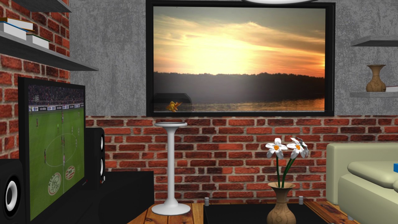 loft syle living room by maya - YouTube