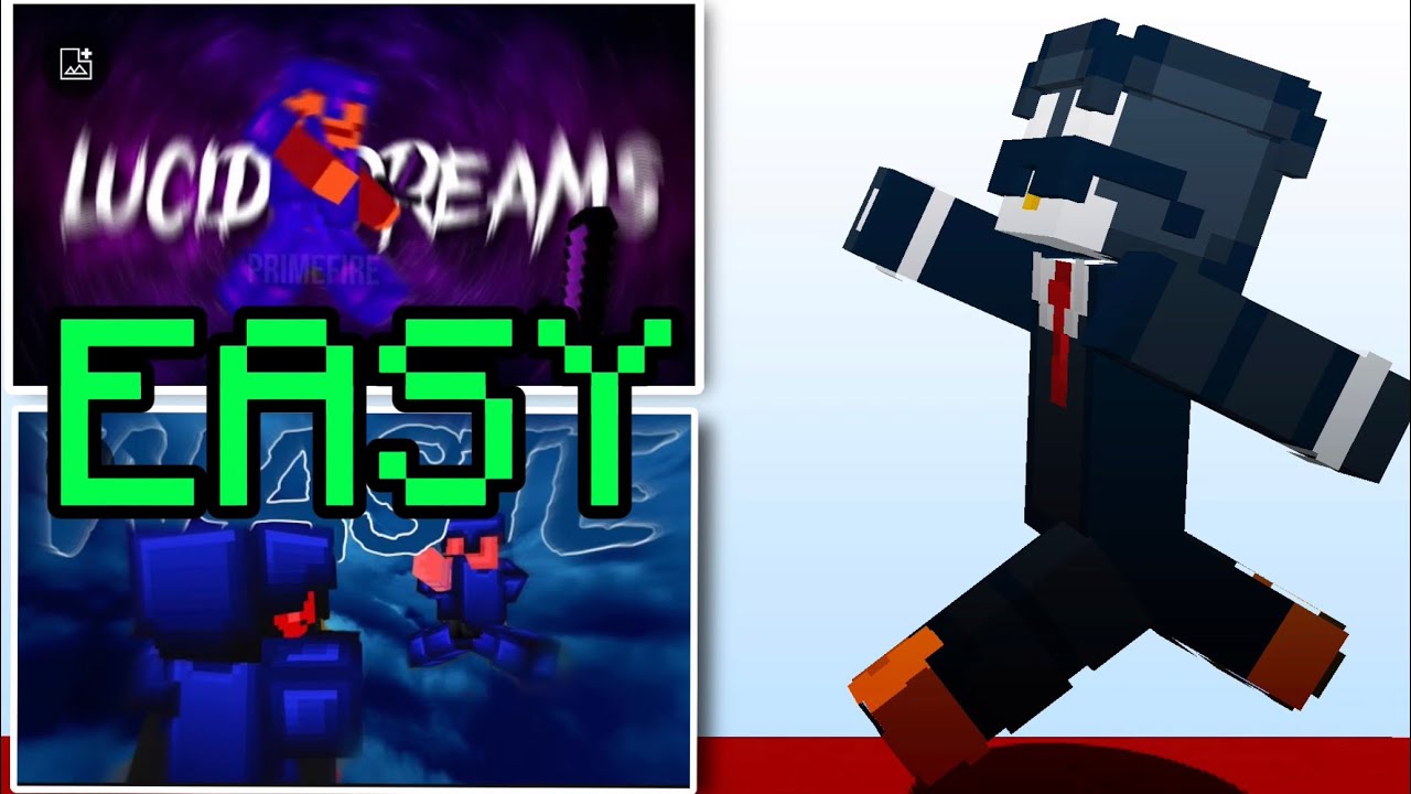 How to make montage thumbnails on Minecraft bedrock (EASY) - YouTube