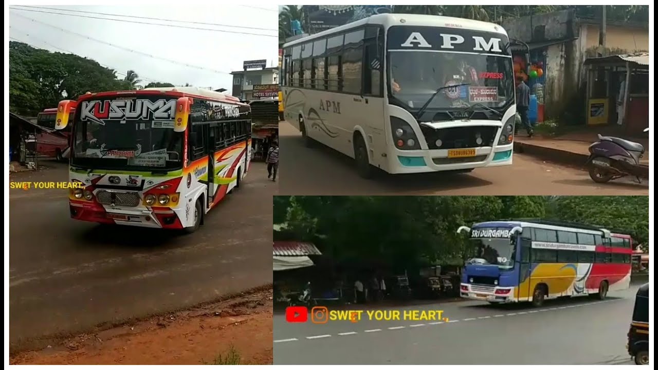 BUS | APM | Kusuma | Sri Durgamba @Sweet Your Heart.., Karavali bus ...