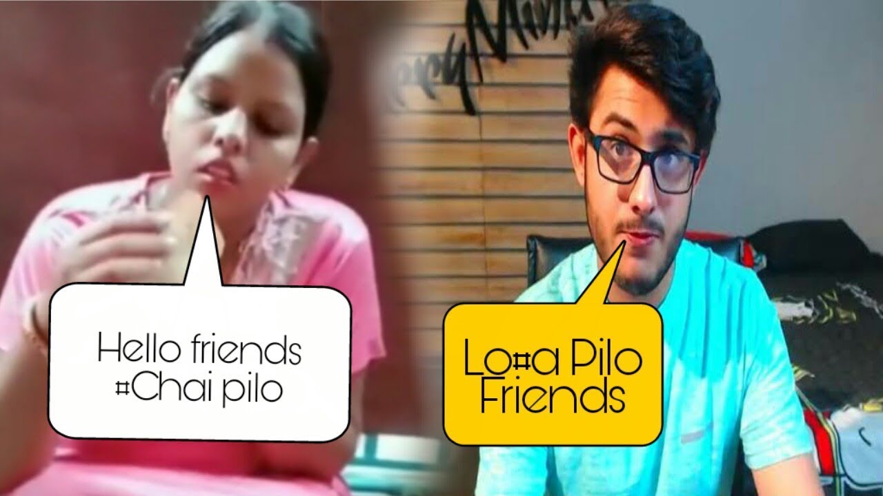 Hello Friends Chai pilo carryminati roast pappe wali aunty - YouTube