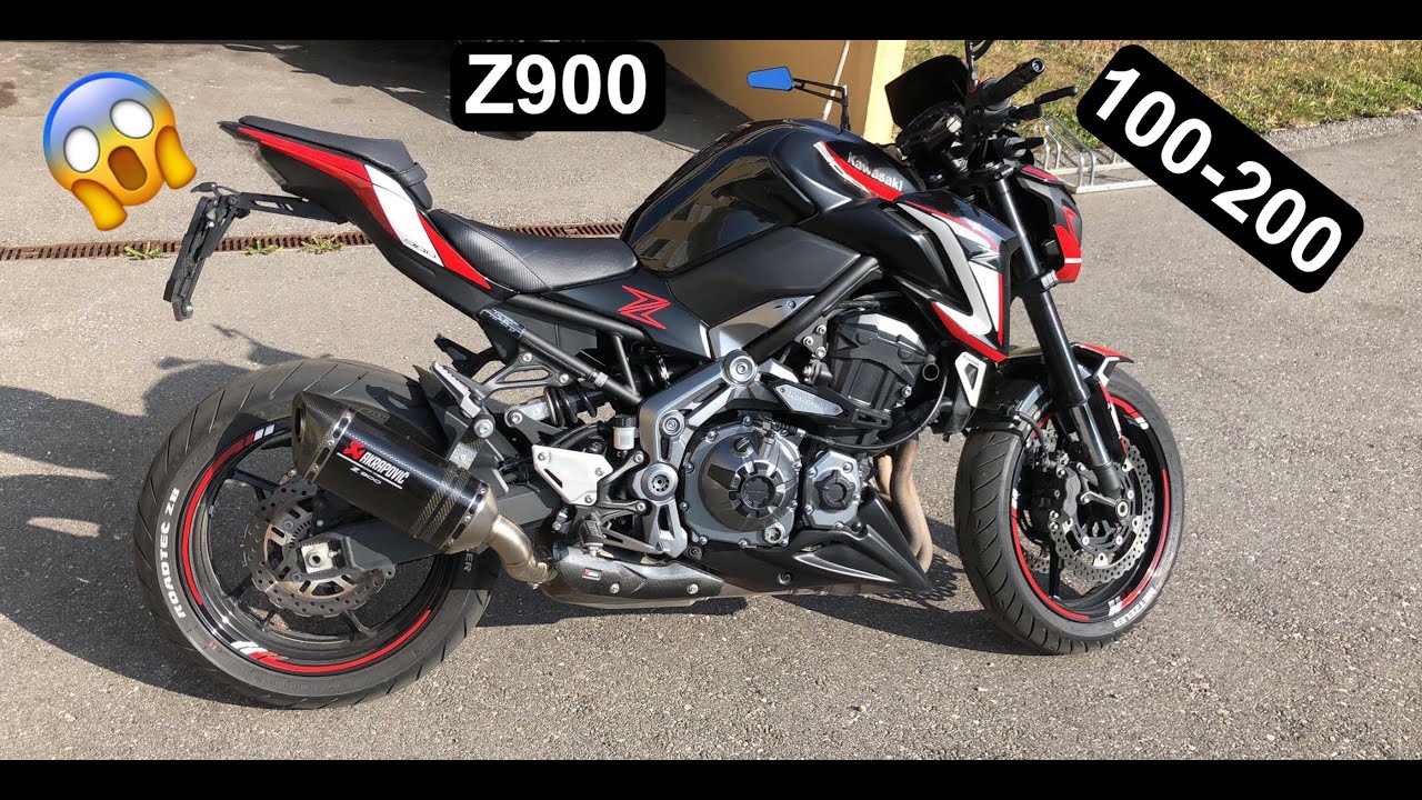 Kawasaki Z900 100-200 (5.8s) - VERY FAST! - YouTube