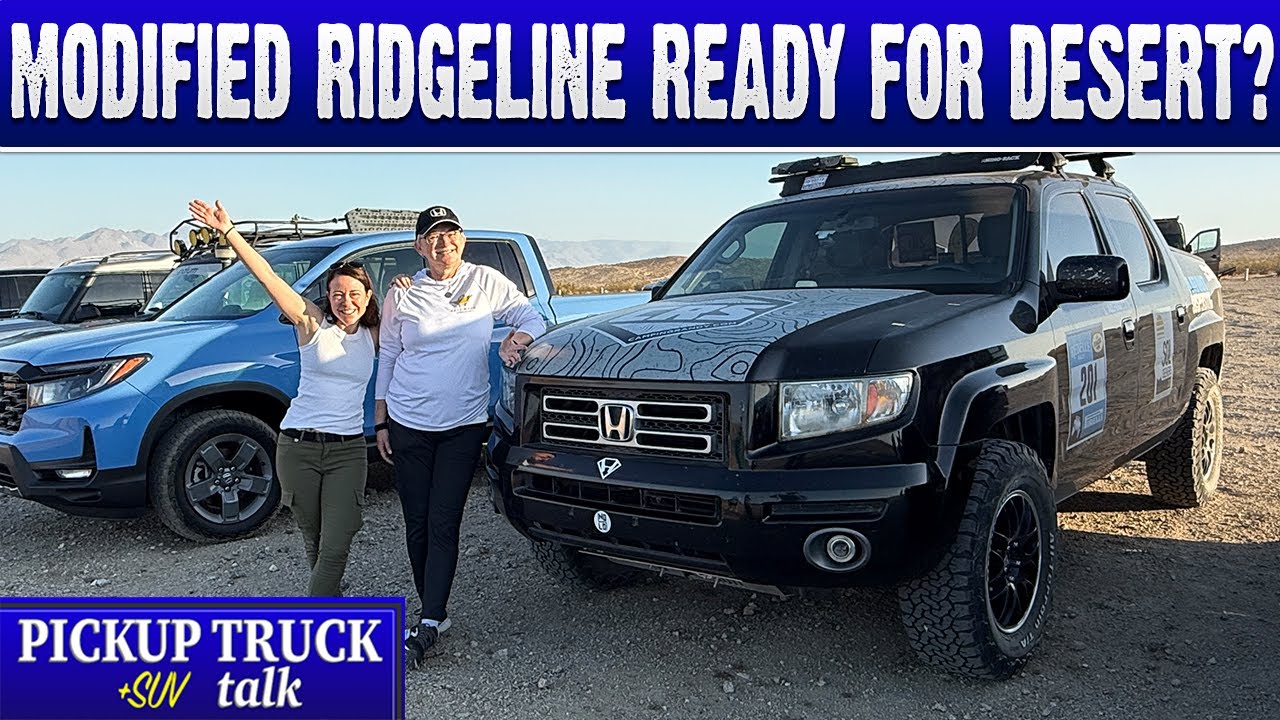 Modified Honda Ridgeline vs New Ridgeline for the 2025 Rebelle Rally ...