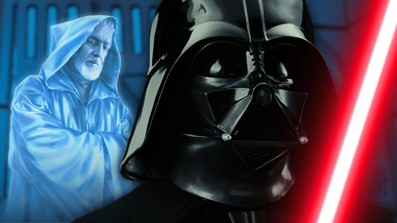 When Obi-Wan Kenobi's Force Spirit Visited Darth Vader - YouTube