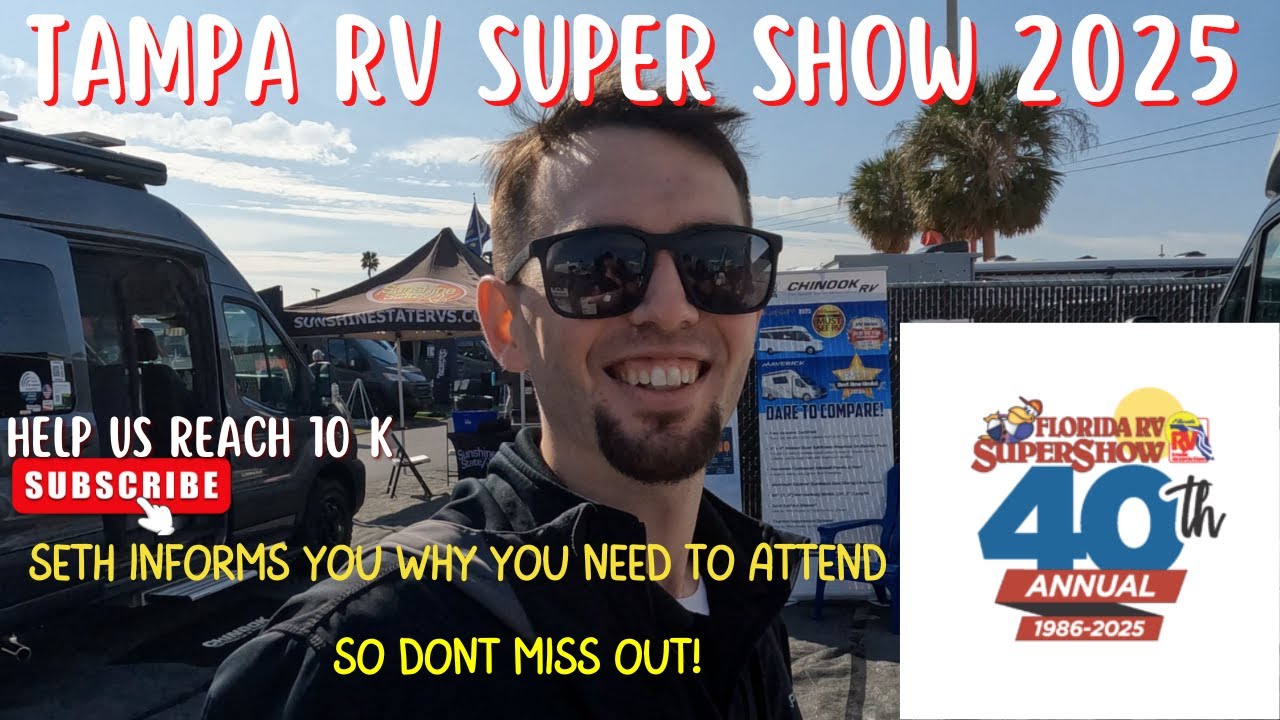 WHY- Should you go to the Tampa RV Super show? - YouTube