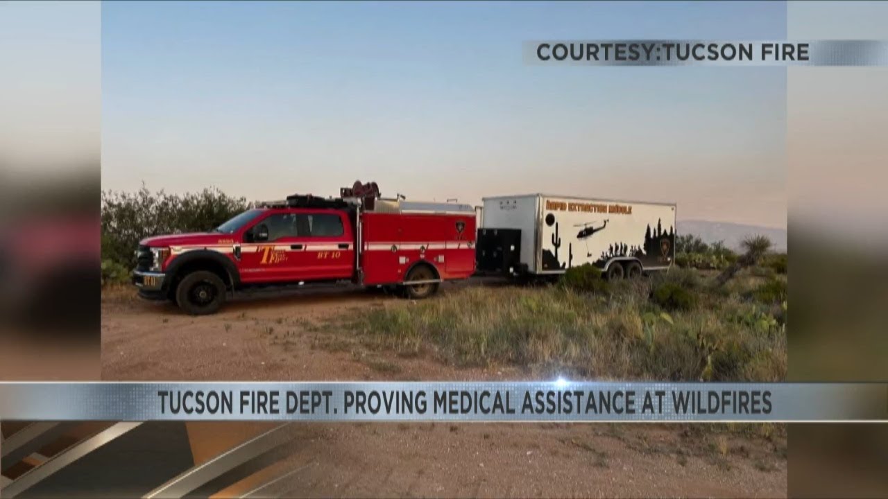 Tucson Fire Department working on multiple fires throughout Tucson ...