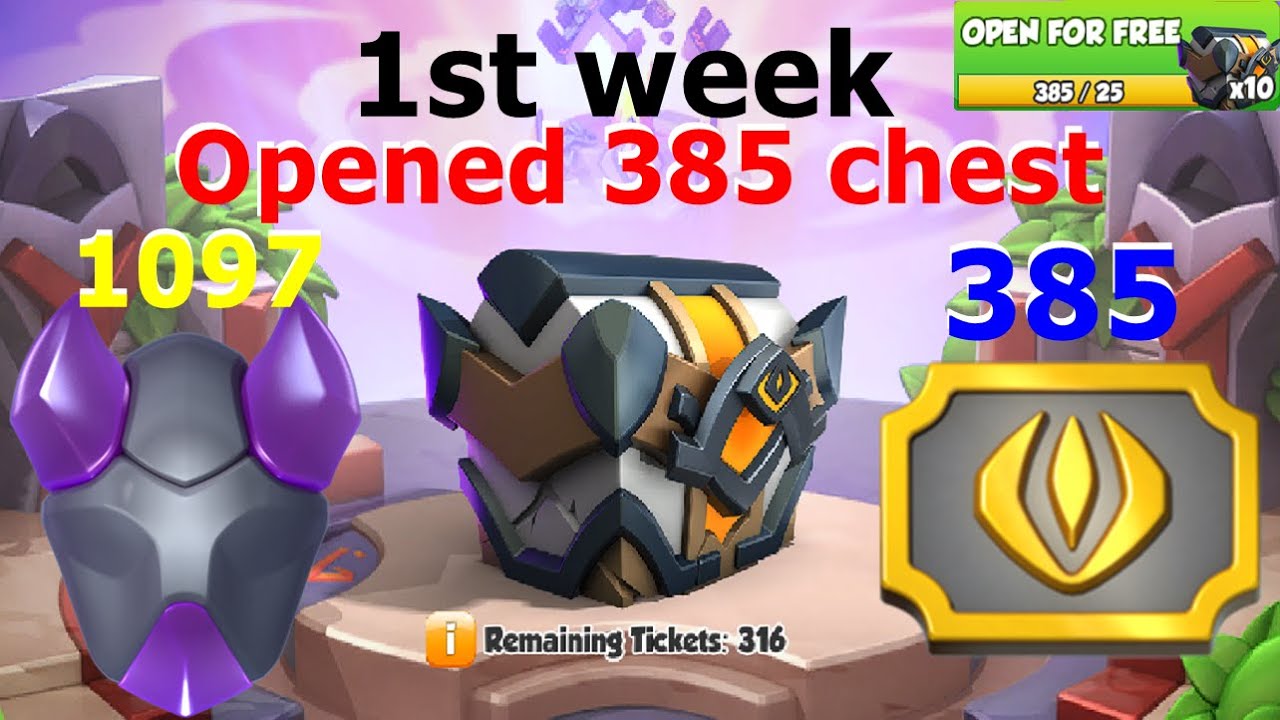 1st Week Oyar Return | Opened Total 385 Ancient Chest-Dragon Mania ...