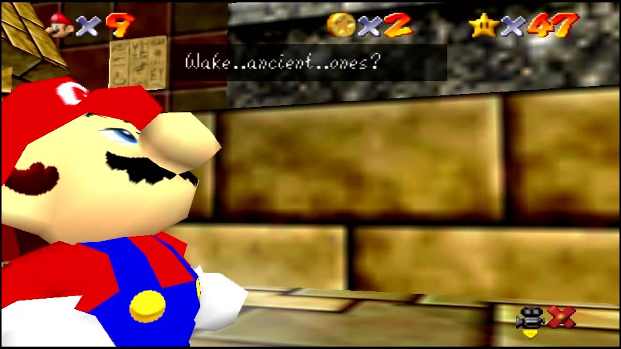 Super Mario 64 (N64) Shifting Sand Land Star #4 Stand Tall On The Four ...