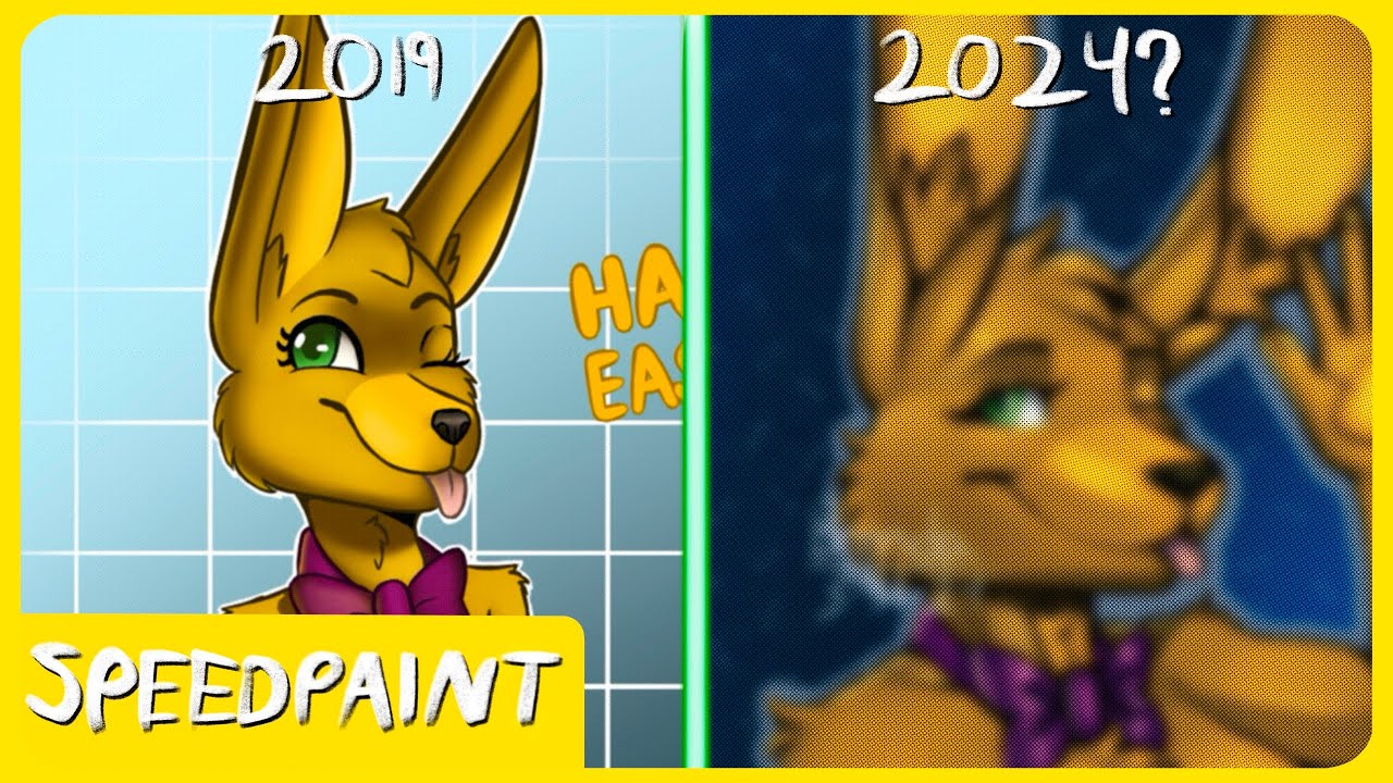 “Happy Easter!” .:SPEEDPAINT:. [Spring Bonnie, FNaF World] - YouTube