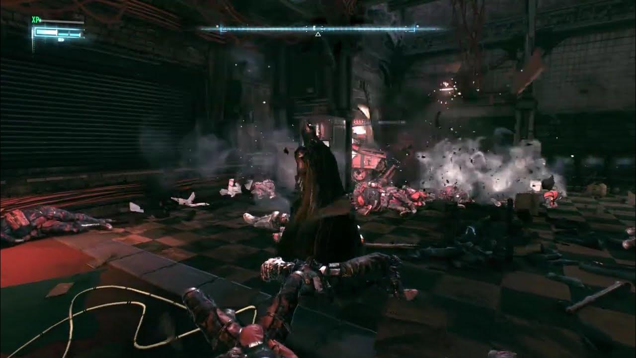 BATMAN ARKHAM KNIGHT || Free flow combat part - 2 - YouTube