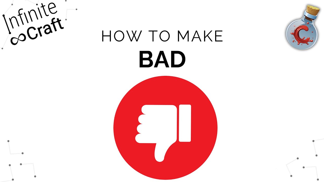 How to make Bad in Infinite Craft? - YouTube