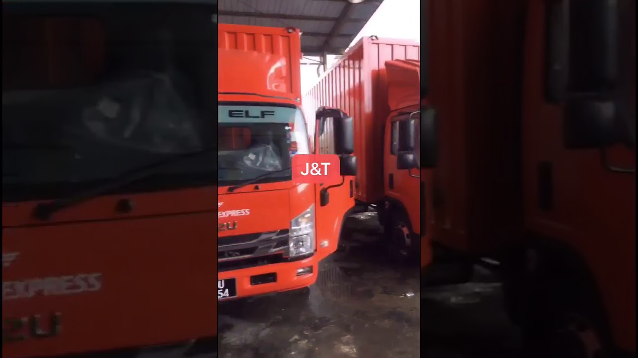 J&T Express Lorry Body Sticker Installation - YouTube