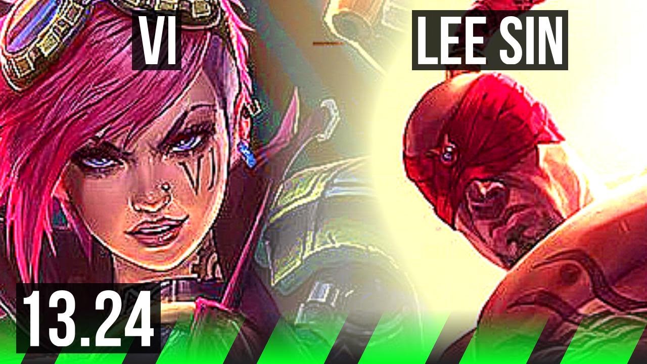 VI vs LEE (JNG) | Rank 4 Vi, Comeback, 400+ games | TR Grandmaster | 13 ...