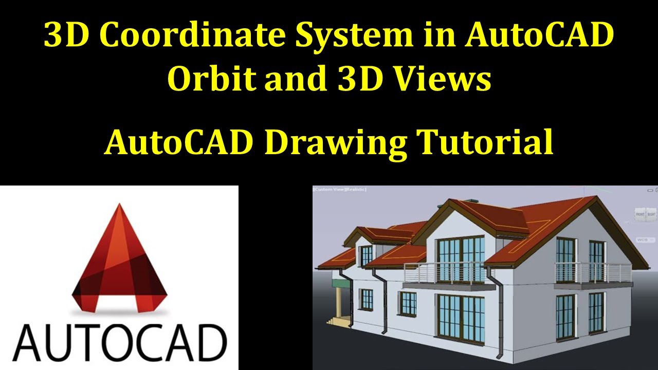 Introduction to AutoCAD 3D coordinate system | AutoCAD Tutorials in ...