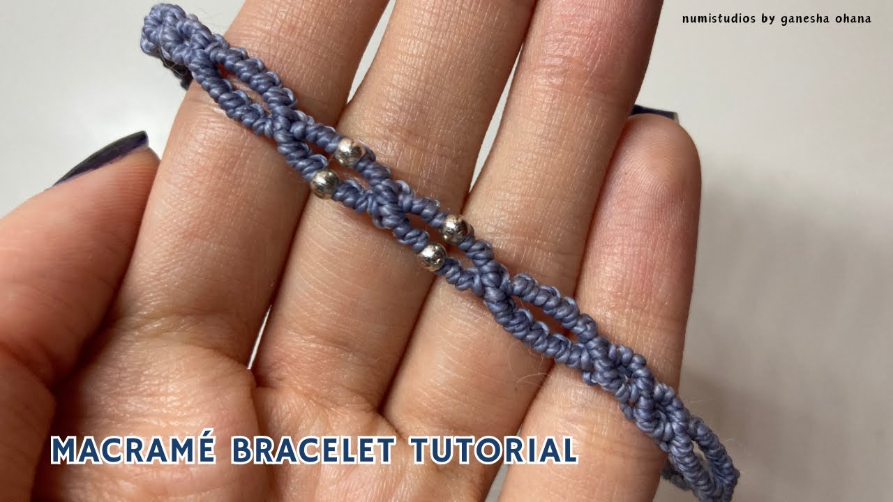 Macramé Bracelet Tutorial: Easy DIY Guide for Beginners - YouTube