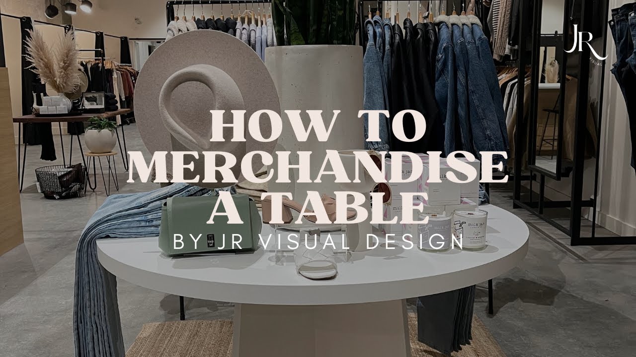 How to Merchandise a Table - YouTube