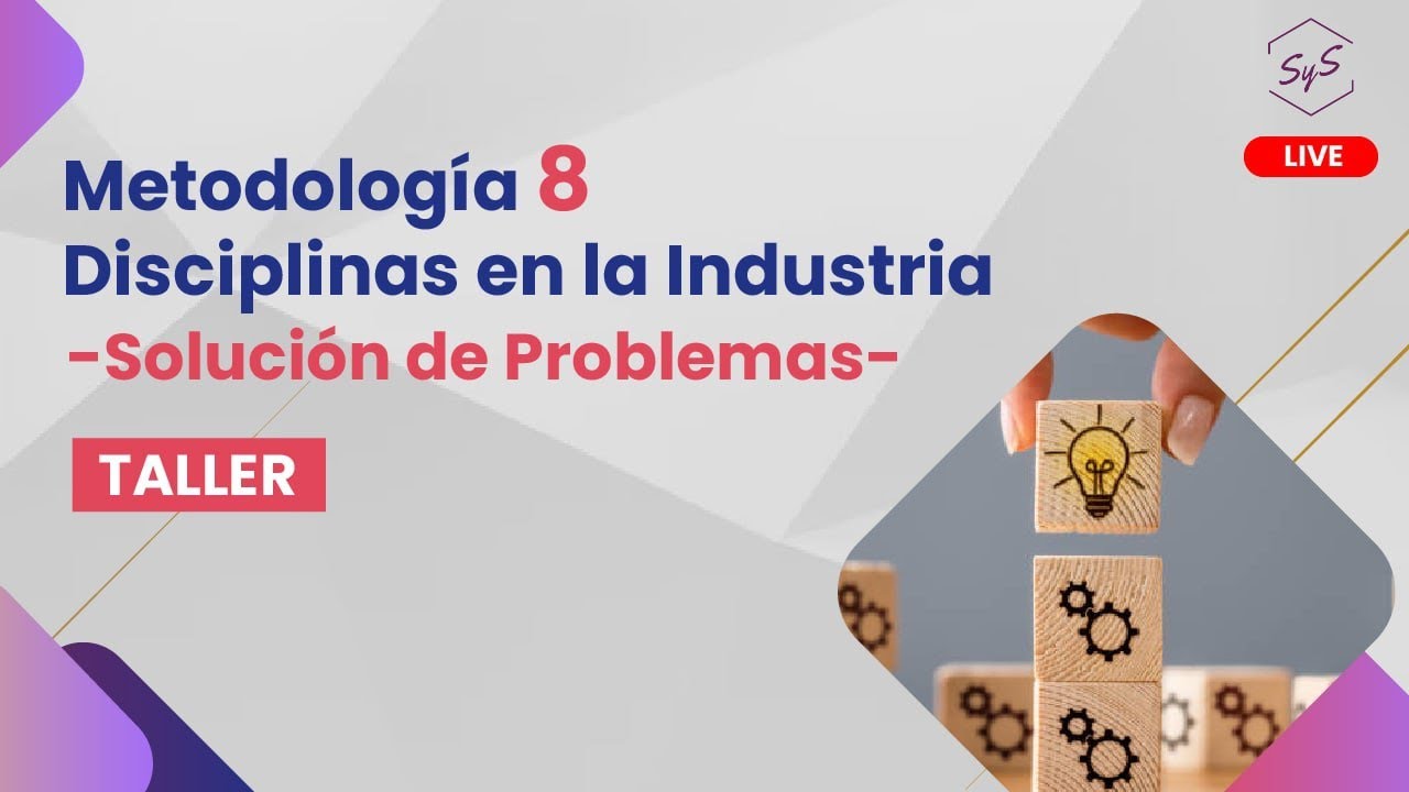 Metodología 8 Disciplinas en la Industria - Solución de Problemas - YouTube