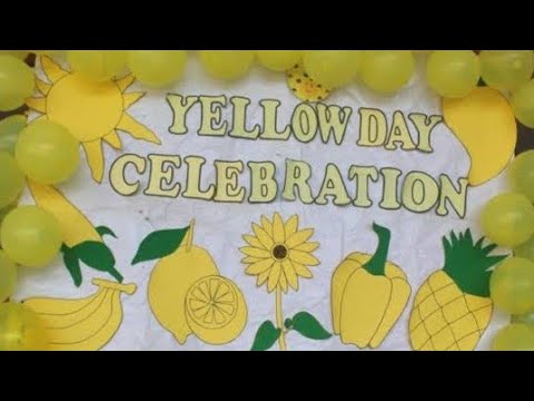 Yellow Day Celebration by Pre-Primary Students - YouTube