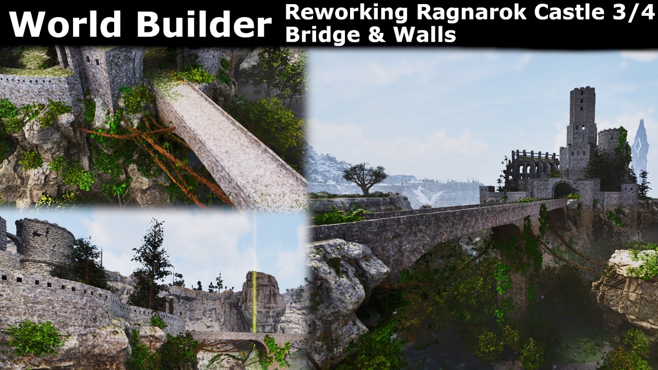 Reworking Ragnarok Castle Part 3/4 Fixing Bridge & Adding Walls - YouTube