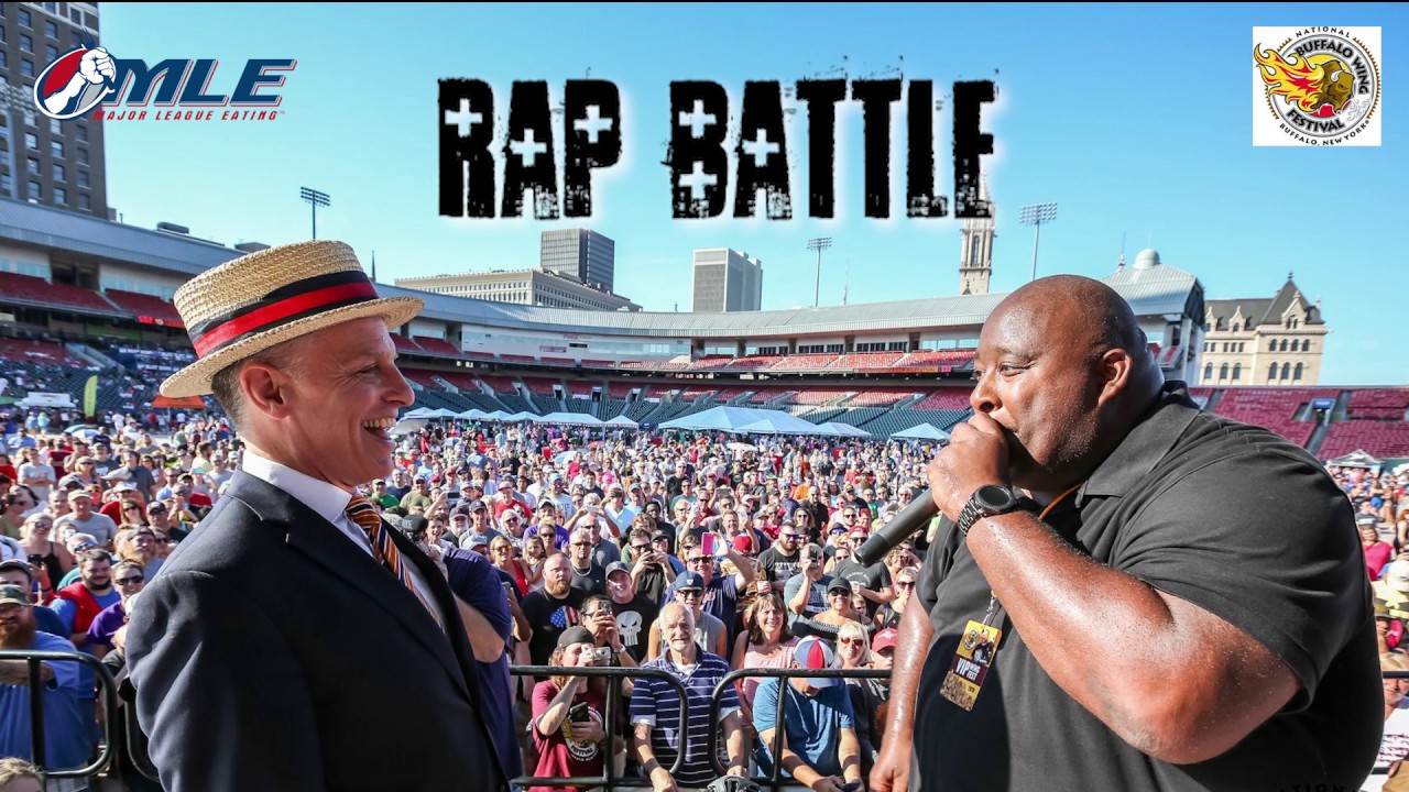 Wing Eating Championship Rap Battle: George Shea vs Badlands Booker ...