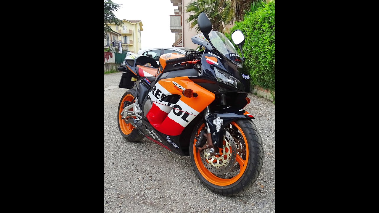 HONDA CBR 1000 RR FIREBLADE REPSOL LIMITED EDITION NUMERATA - YouTube