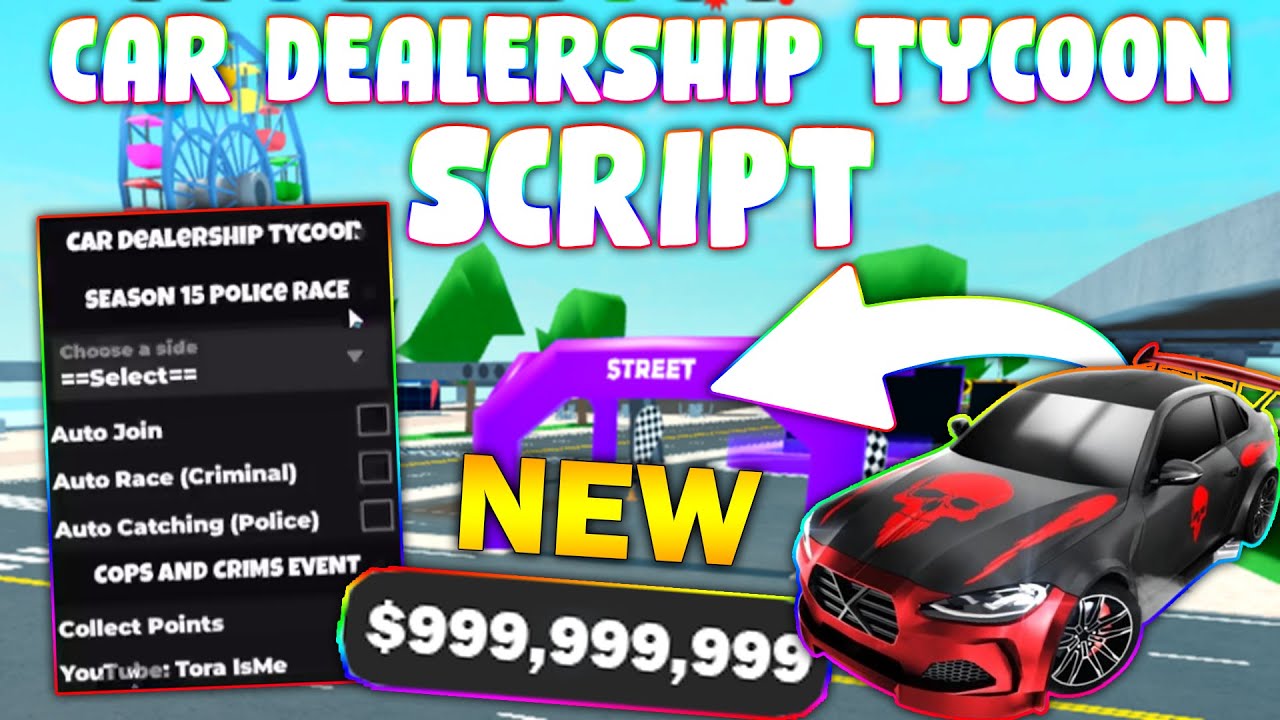 *NEW* Car Dealership Tycoon Script (PASTEBIN 2025) ( CRIME! EVENT ...