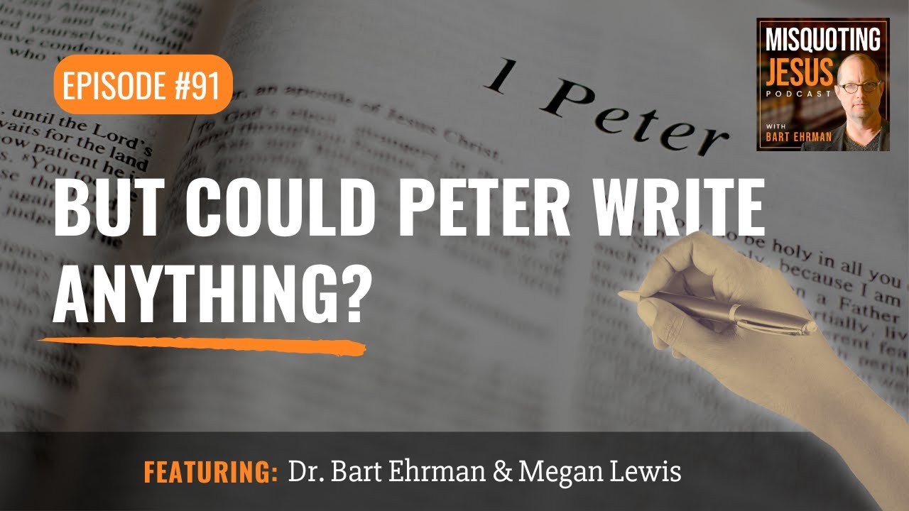 But Could Peter Write Anything? - YouTube