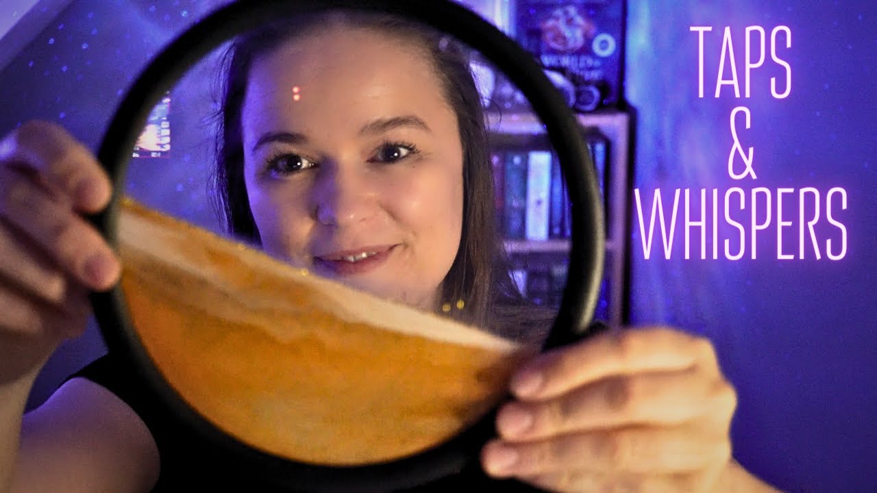 ASMR ~ Tingly tapping & tingly whispering - YouTube