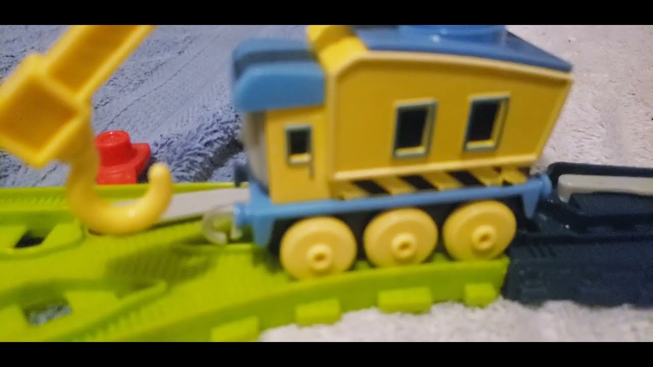 Thomas & Friends AEG Talking Cranky Train Set. - YouTube