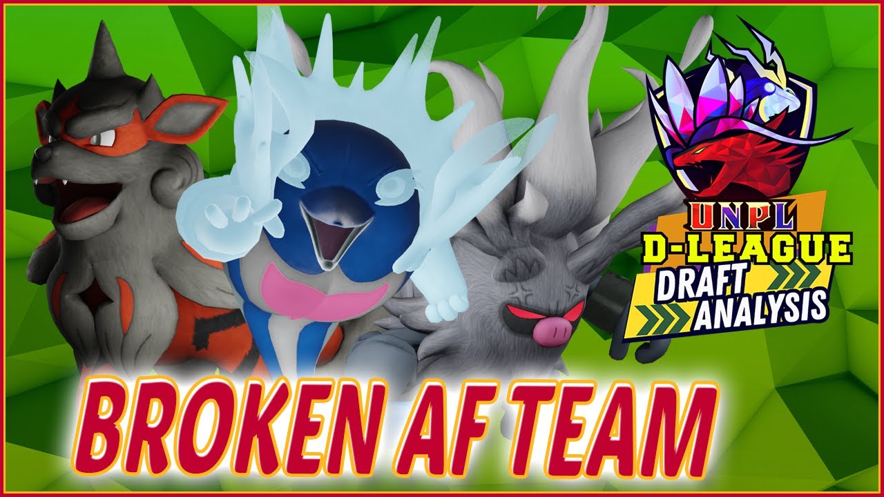 IS THIS THE MOST BROKEN TEAM | Team Analysis | Pokémon Draft League ...