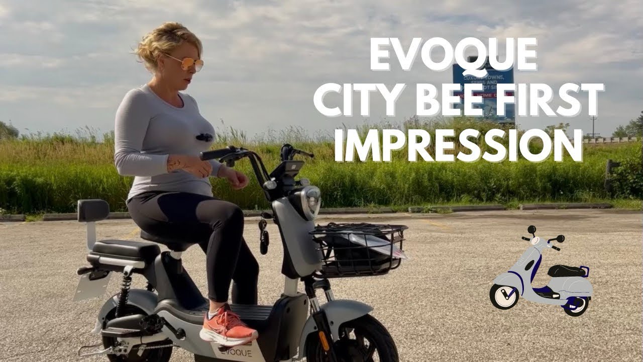 Evoque City Bee | Scooter Style E-bike 🐝 FIRST IMPRESSION! - YouTube