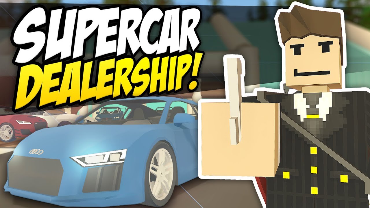 SUPERCAR DEALERSHIP - Unturned Car Shop | High Spec Vehicles! - YouTube