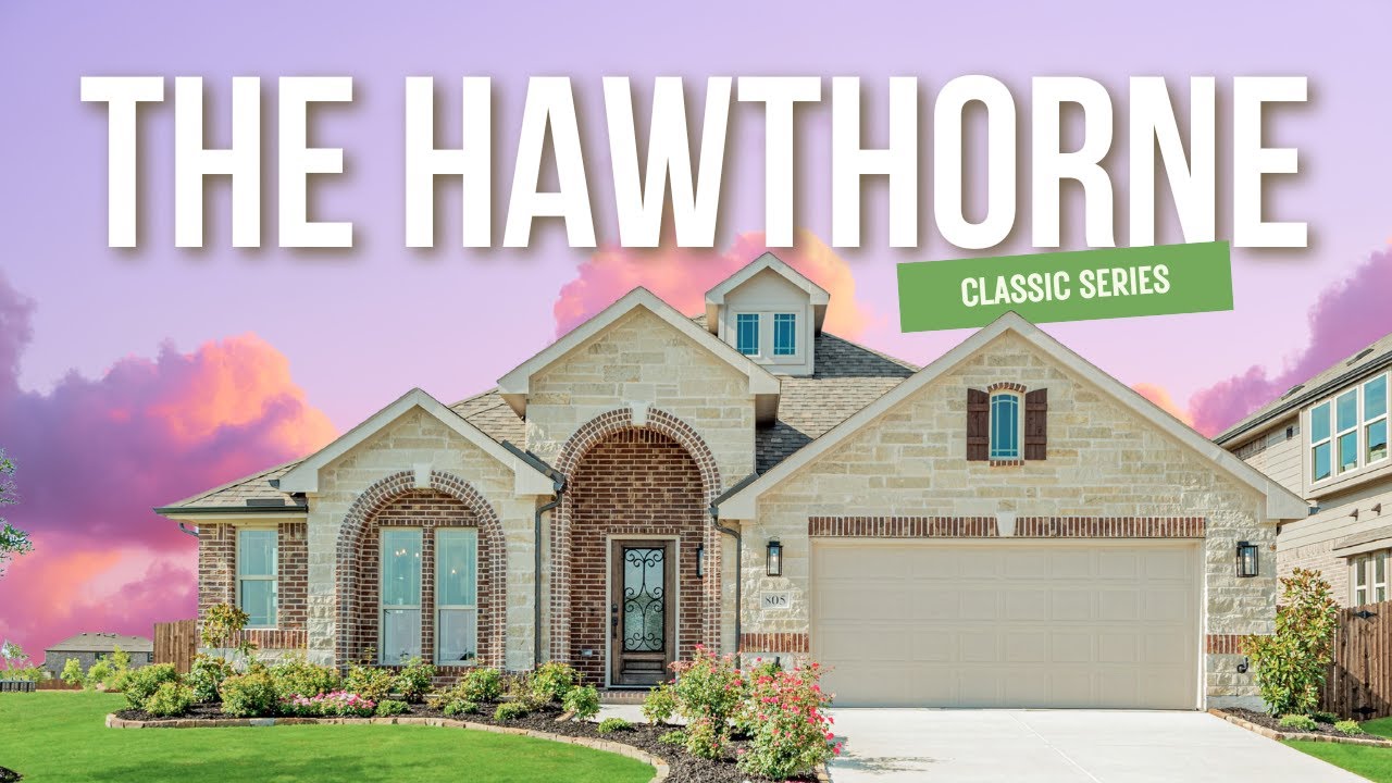 Hawthorne Floor Plan | Classic Series | New Homes in DFW | Bloomfield ...